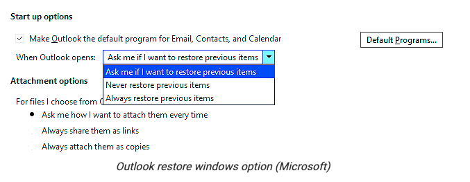 Microsoft fixes Outlook prompts to reopen closed windows - The Cloud ...